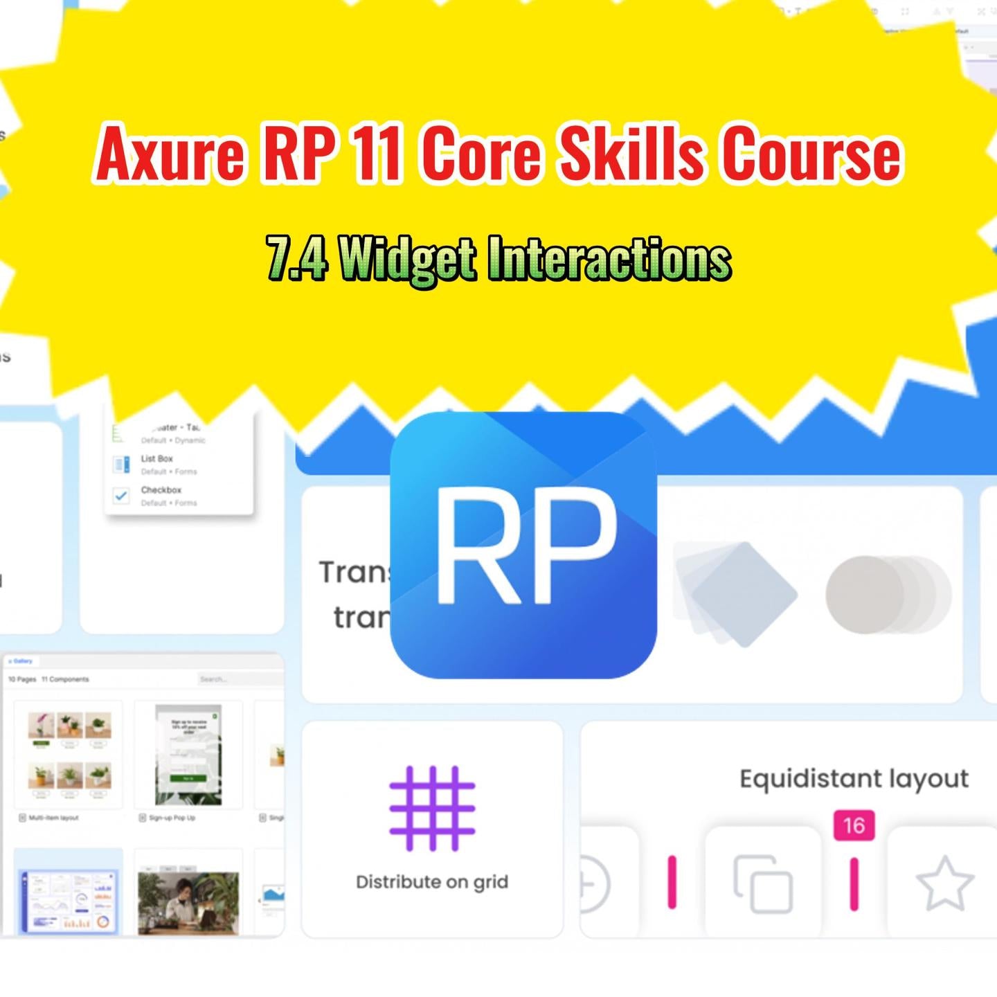 Axure RP 11 Core Skills Course: 7.4 Widget Interactions – AxureBoutique
