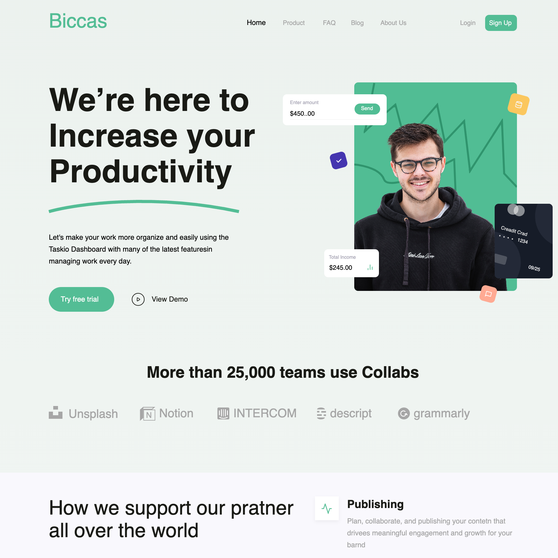 Sass Landing Page Axureboutique 2536