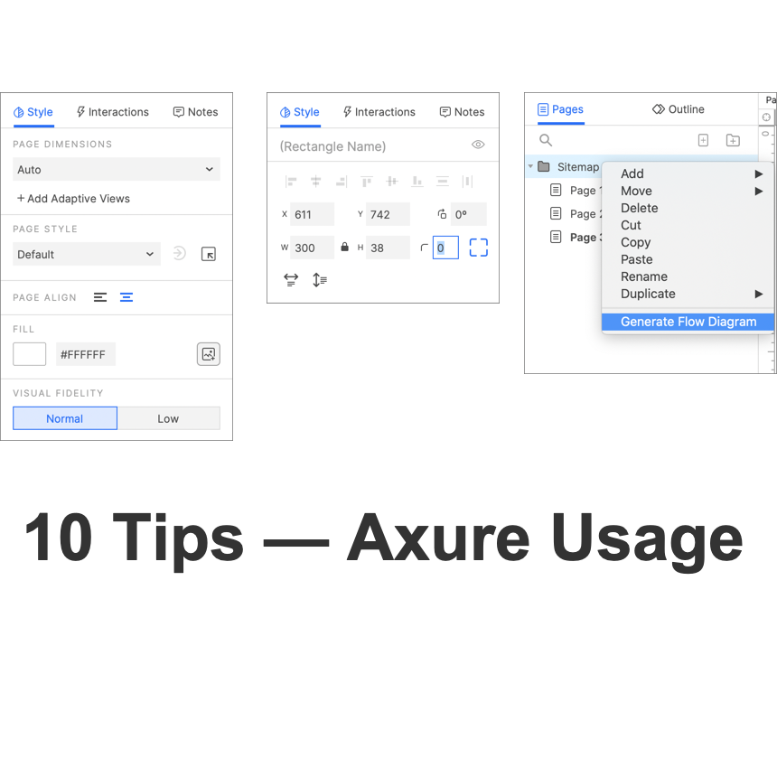 10 Tips for Improving Efficiency with Axure – AxureBoutique