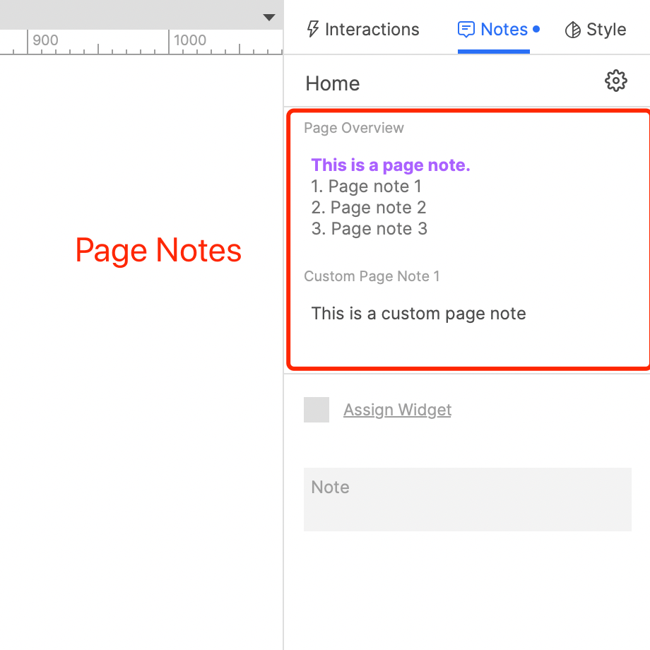 Axure Tutorial: Add Notes to Page – AxureBoutique
