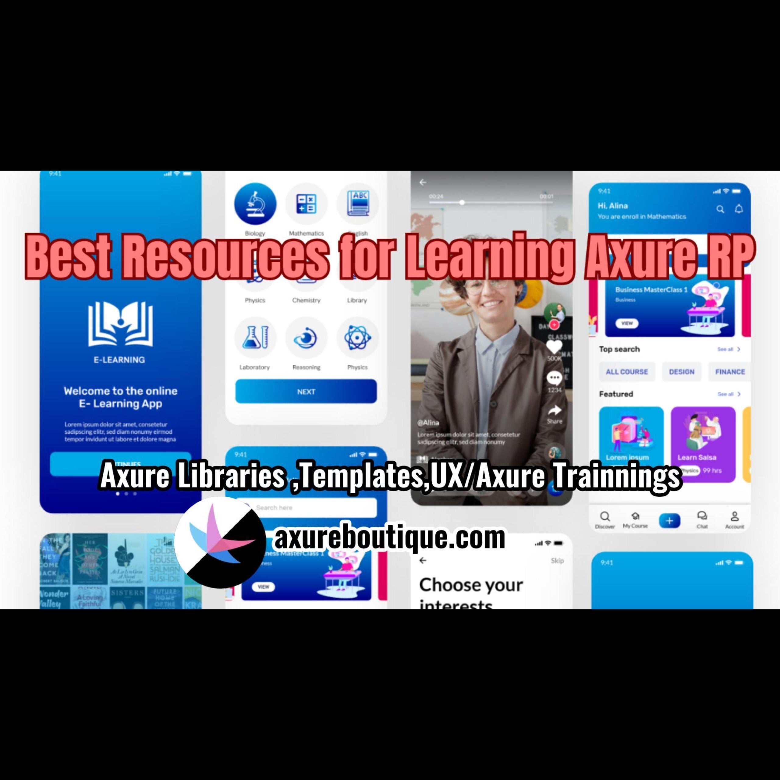 Best Resources for Learning Axure RP – AxureBoutique