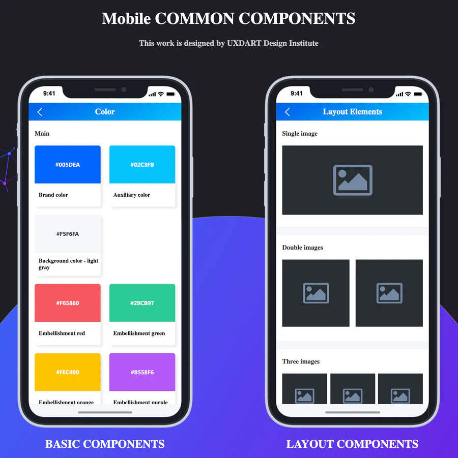 UXDART Mobile Axure Widget Library – AxureBoutique