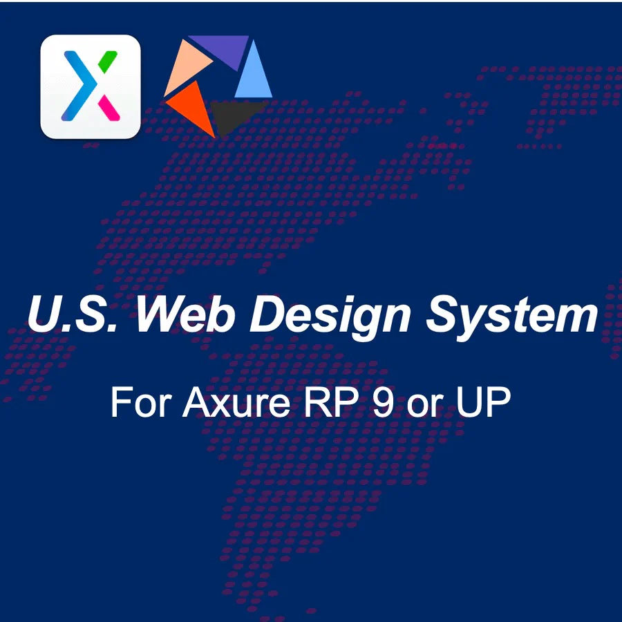 US Web Design System Axure Llibrary – AxureBoutique