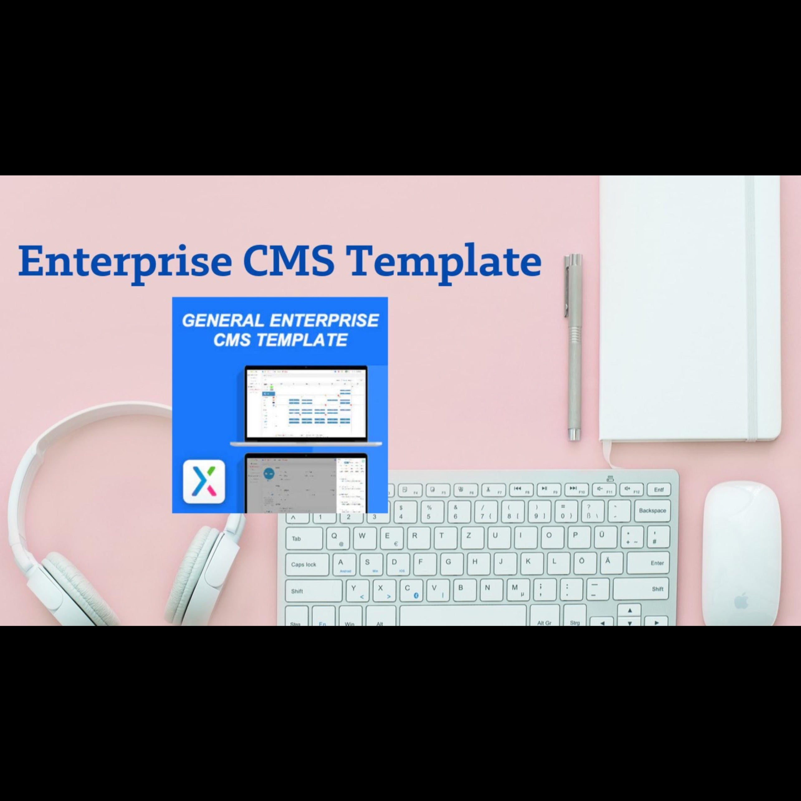 Enterprise CMS Template - Axure Template – AxureBoutique