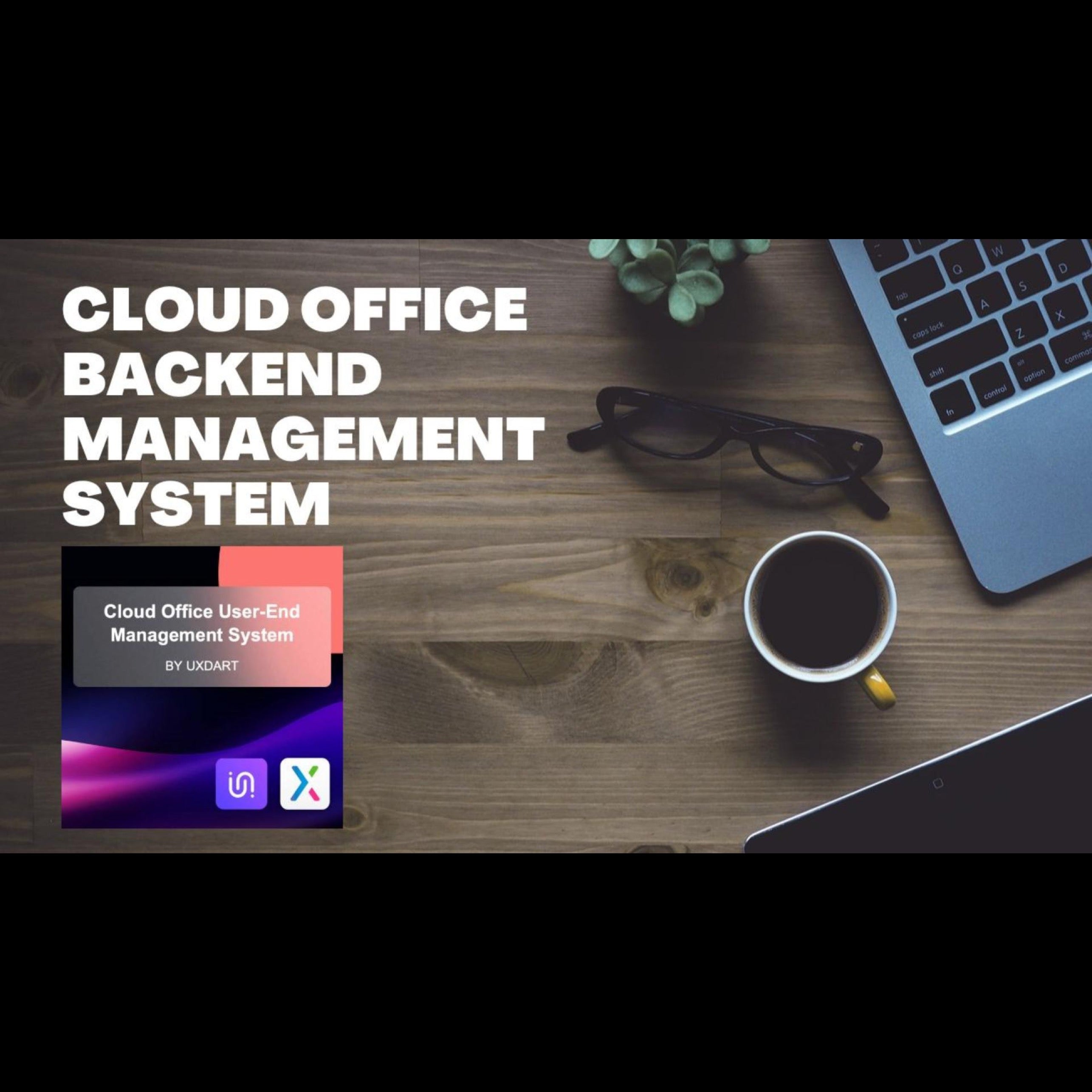 Cloud Office Backend Management System - Axure Template – AxureBoutique